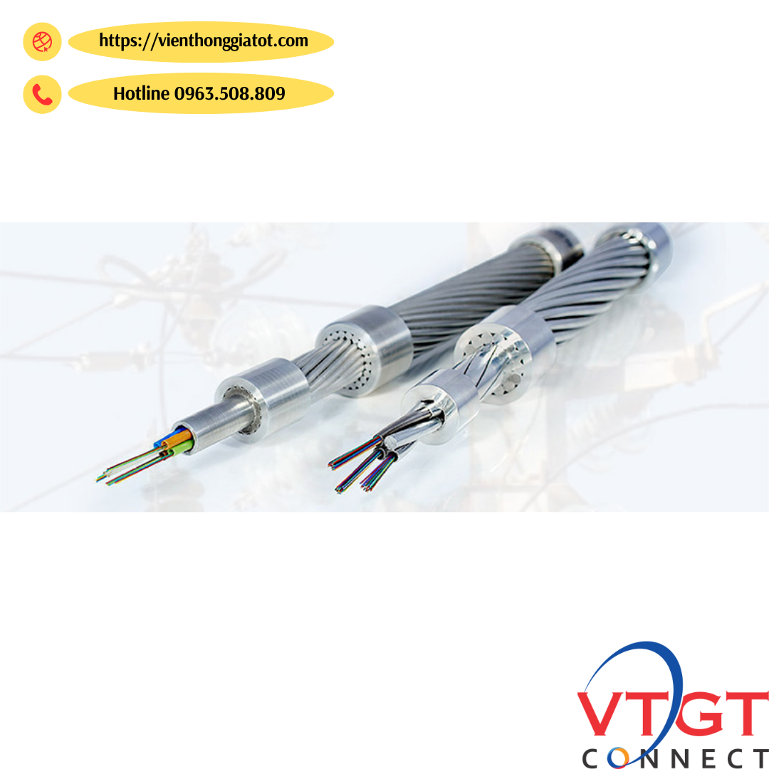 Các loại cáp quang chống sét treo trên đường điện lực OPGW | vienthonggiatot.com